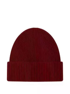 Chinti & Parker Ribbed-knit Beanie Hat - Red
