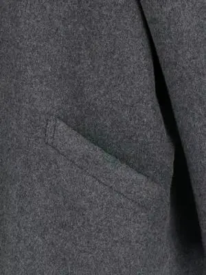 LOW CLASSIC Concealed-fastening Wool-blend Jacket