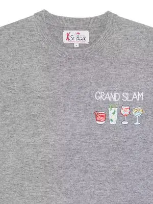 MC2 SAINT BARTH Heron Embroidered Crew-neck Sweater