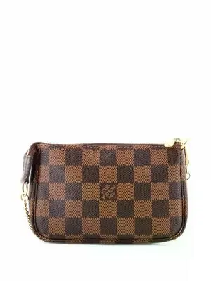 LOUIS VUITTON Pochette Accessoires Limited Edition Damier Mini Clutch Bag