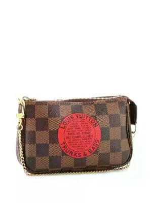 LOUIS VUITTON Pochette Accessoires Limited Edition Damier Mini Clutch Bag