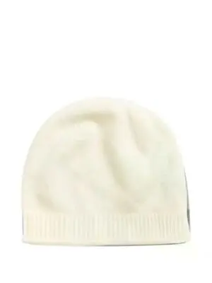 Chinti & Parker Ribbed Beanie Hat - Neutrals