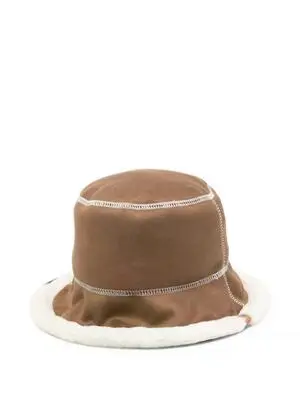 UGG Frankie Reversible Bucket Hat - Brown