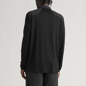 Arc'teryx Frame Long Sleeve Polo - Black