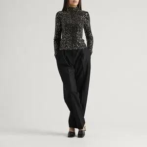 Isabel Marant Étoile Toile Lou Sequin Long Sleeve Top