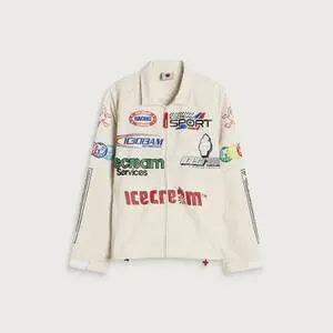 ICECREAM Pit Crew Ripstop Jacket - Ecru