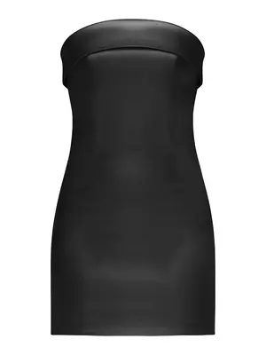 TIA DORRAINE Romantic Allure Satin Mini Dress
