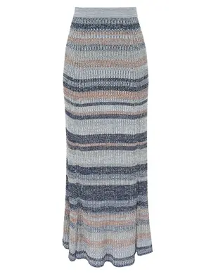Zimmermann Mouline Rib Midi Skirt
