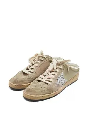 GOLDEN GOOSE Ball Star Glitter-patch Sneakers