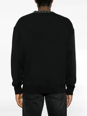 Palm Angels Crew-neck Pocket Sweatshirt