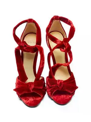 ALEXANDRE BIRMAN Clarita Velvet Sandals