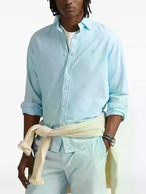 Polo Ralph Lauren Classic Fit Mineral-dyed Oxford Shirt - Blue