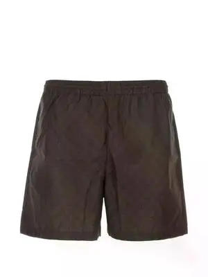 Gucci Gg Supreme Swimming Shorts - Brown