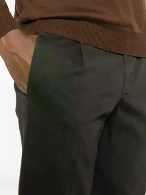 VELA SHOP Pleated Straight-leg Trousers