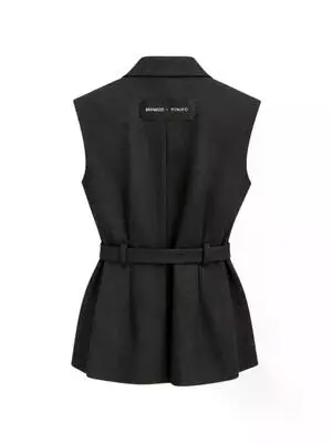 Pinko Nuraqus Belted Sleeveless Jacket