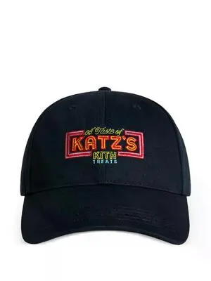 Kith X Katz’s Delicatessen Logo-embroidered Baseball Cap - Black