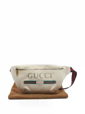 Gucci Logo Web Belt Bag