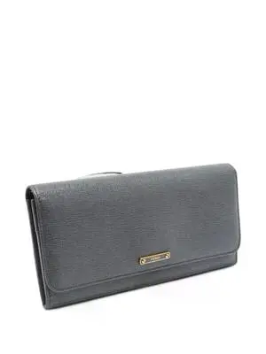 Fendi 2013 Crosshatch-leather Flap Wallet