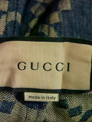 Gucci Gg Monogram Straight-fit Jeans
