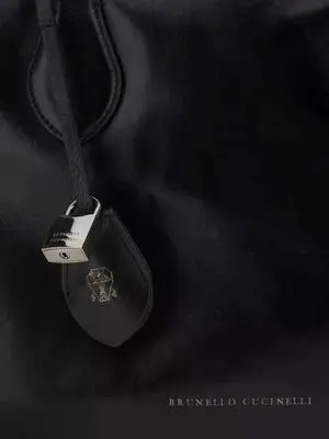 Brunello Cucinelli Leather Padlock-detail Tote Bag
