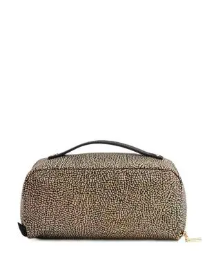 Borbonese Medium Make Up Bag - Neutrals