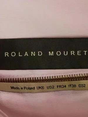 Roland Mouret Embossed Draped Top
