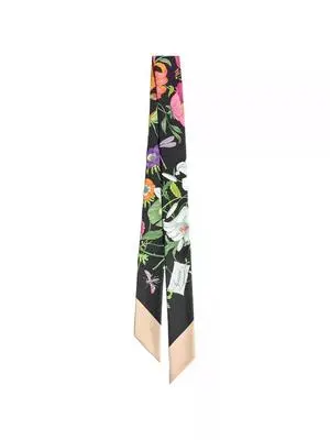 Gucci Printed Gg Silk Twill Ribbon
