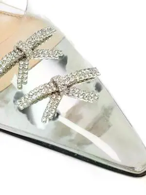 Mach & Mach Matilda Crystal Double-bow Pumps