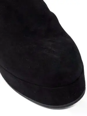 Roberto Cavalli Platform Suede Ankle Boots