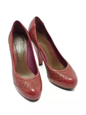 Bottega Veneta Perforated Round-toe Pumps