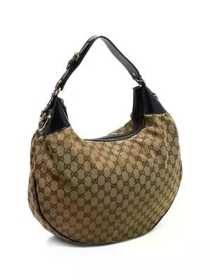 Gucci Medium Full Moon Gg Canvas Bag