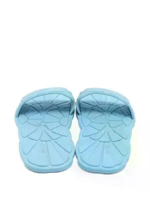 Miu Miu Wavy-pattern Slippers