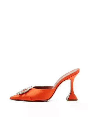 Amina Muaddi Begum Crystal-embellished Mules