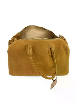 SCHELL Doctor Logo-plaque Suede Tote Bag