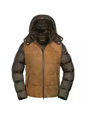 MOORER Suede Padded Jacket