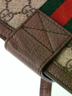 Gucci Ophidia Compartment Messenger Bag Gg Coated Canvas Medium Crossbody Bag