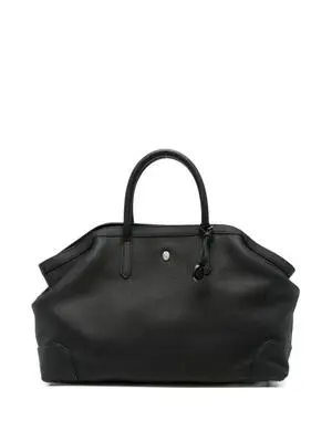 Ash Jacqueline Pebbled Shoulder Bag - Black