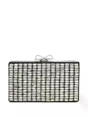 SELF-PORTRAIT Chainmail Clutch Bag - Silver