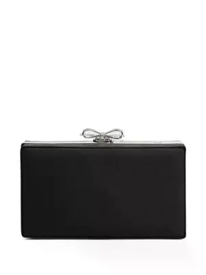 SELF-PORTRAIT Chainmail Clutch Bag - Silver