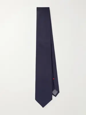 Brunello Cucinelli 8cm Virgin Wool-twill Tie - Blue