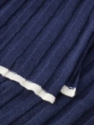 Brunello Cucinelli Ribbed Cashmere Scarf