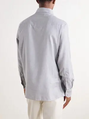 Brunello Cucinelli Cotton-flannel Western Shirt