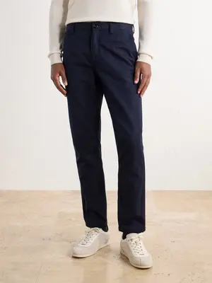 Brunello Cucinelli Tapered Cotton And Wool-blend Twill Chinos