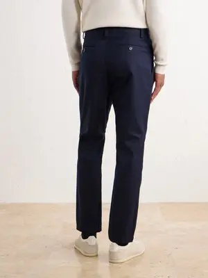 Brunello Cucinelli Tapered Cotton And Wool-blend Twill Chinos