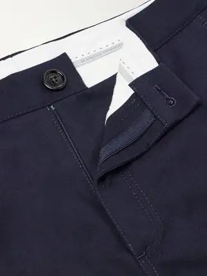 Brunello Cucinelli Tapered Cotton And Wool-blend Twill Chinos