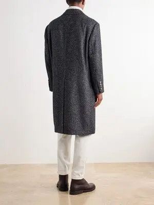 Brunello Cucinelli Herringbone Twill Coat