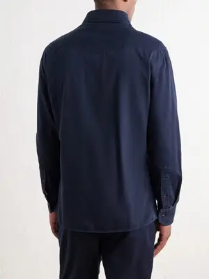 Brunello Cucinelli Cotton-canvas Western Shirt