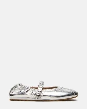 Steve Madden Anaya Leather Studs Ballet Flats