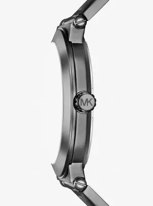 Michael Kors Oversized Billie Gunmetal-tone Watch In By