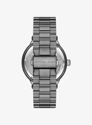 Michael Kors Oversized Billie Gunmetal-tone Watch In By